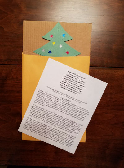 Mailable 3D Christmas Trees - Joanne Lily Stark